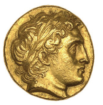 Gold stater head - Books from Scotland