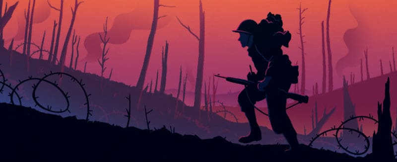 Armistice Runner Banner - Books from Scotland