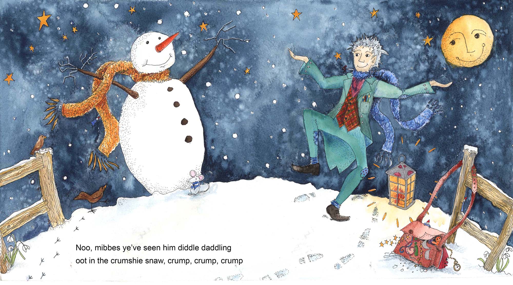 Nip Nebs promo image - Diddle Daddling aboot - Books from Scotland