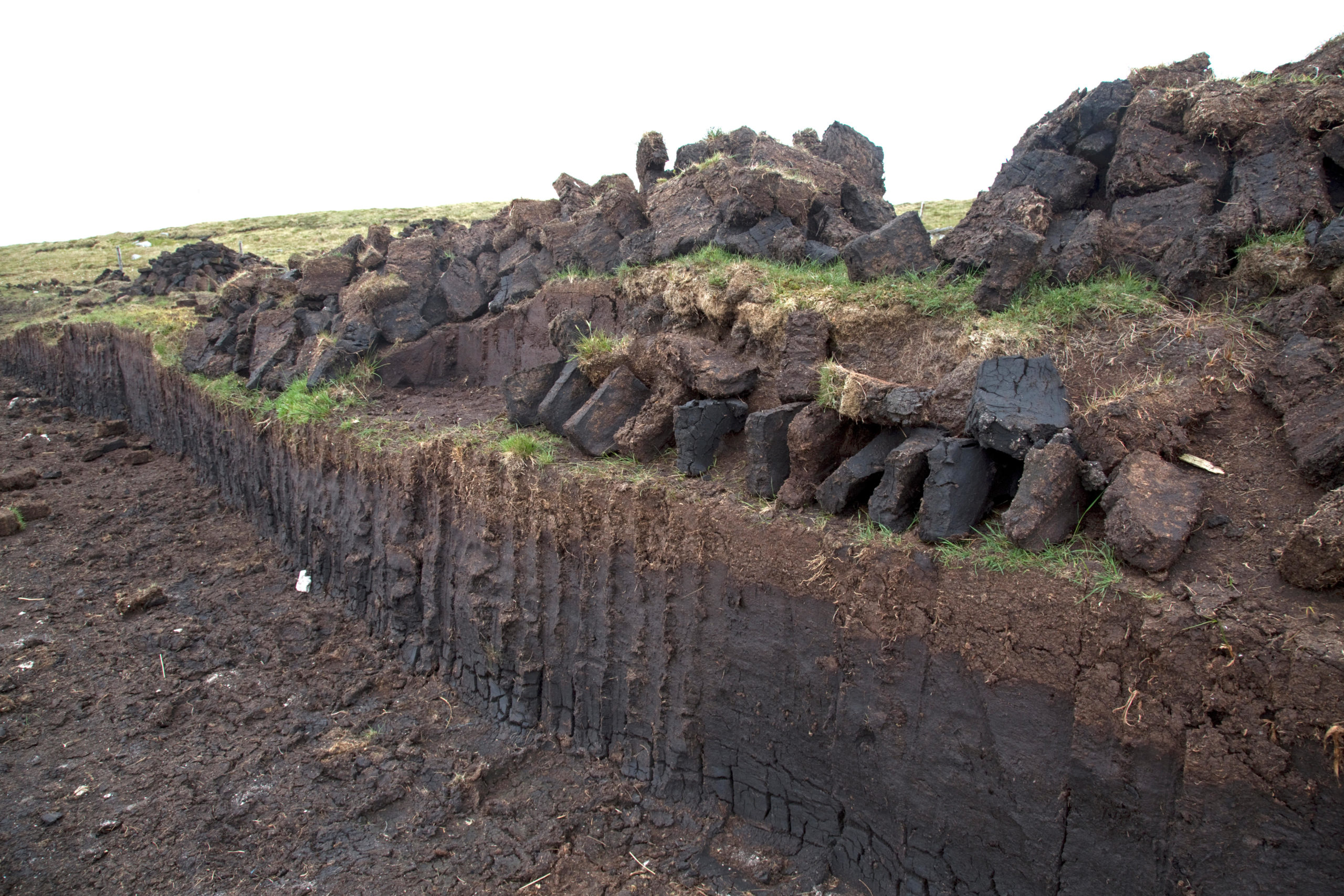 Peat cutting Isle of Lewis Outer Hebrides Scotland - Books from Scotland