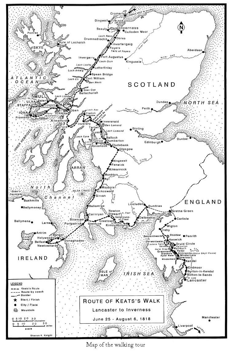 Walking North With Keats - Books from Scotland