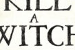 How to Kill a Witch - Books from Scotland